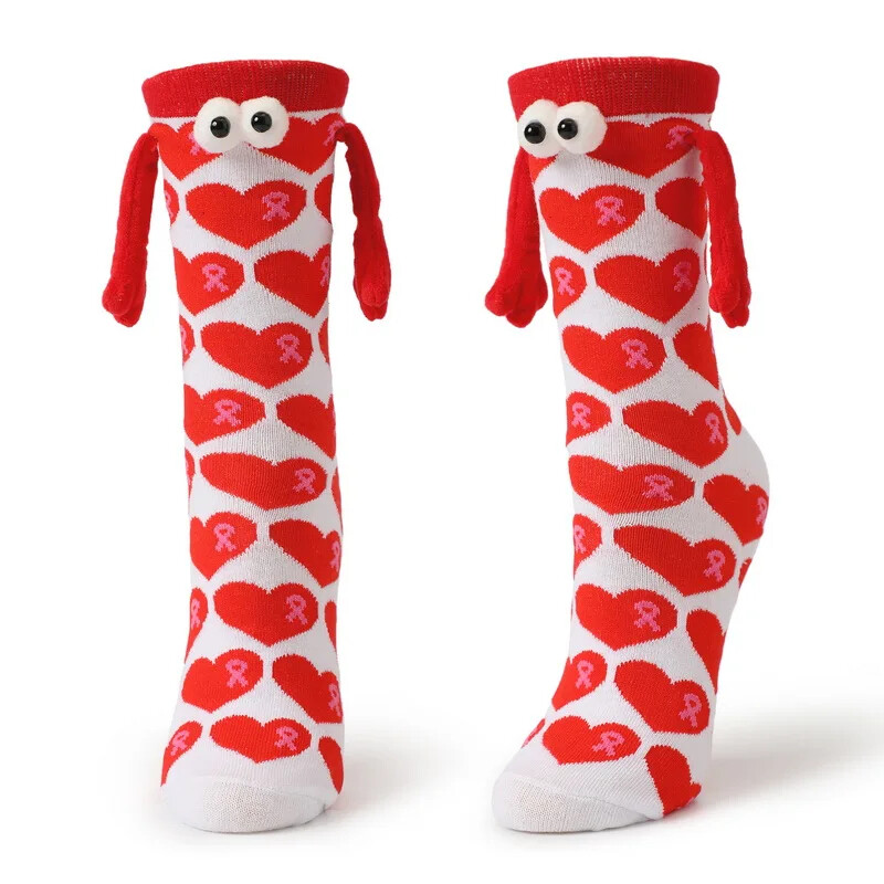 Magnetic Hand Holding Sock Hand In Hand Socks Couple Holding Hands for ...
