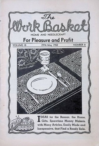 Workbasket Magazine May 1950 Home and Needlecraft Ideas and Projects | eBay