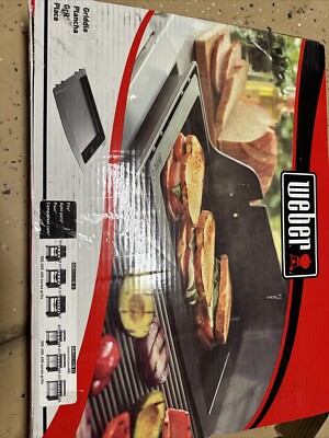 Weber Cast-Iron Griddle for Genesis II and II LX 300/400/600 Grill ...