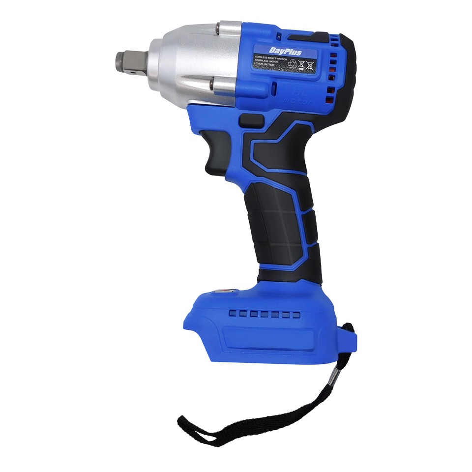 Electric Impact Wrench 1/2" Drive Brushless Cordless Rattle Gun & Li ...