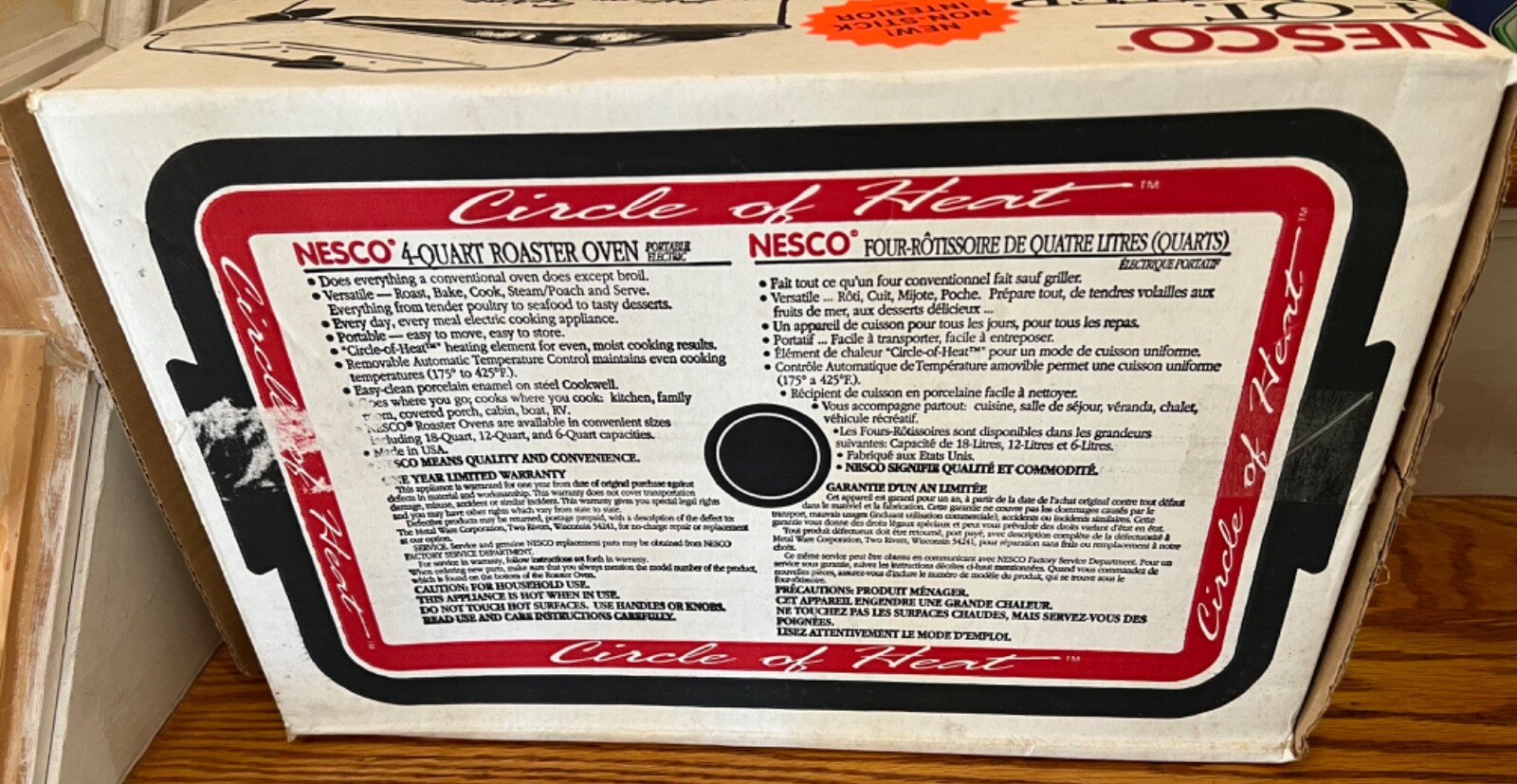 NESCO 4 Quart Roaster Oven White 4104-04 for sale online | eBay