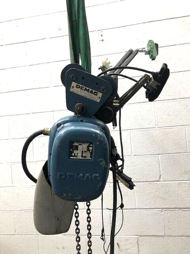 DEMAG MANNESMANN DEMAG HOIST 1/2 TON 1000LB CAPACITY TYPE PK2N SERIAL ...