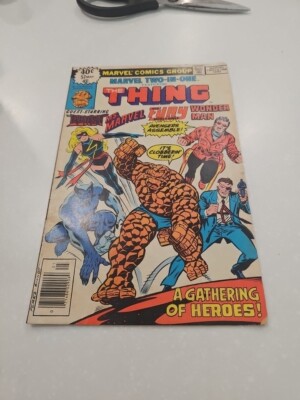 COMIC BOOK MARVEL TWO-IN-ONE #40 MS MARVEL, FURY,BEAST, THING | eBay