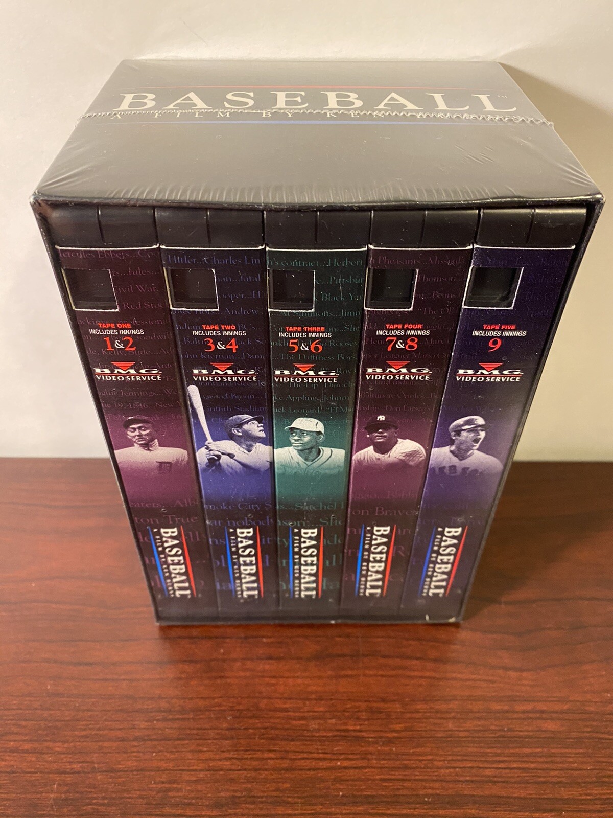 Baseball: A Film by Ken Burns - Nine Inning Boxed Set (VHS, 1997, 9 ...