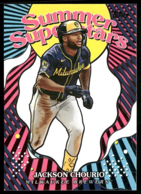 2025 Topps Series 2 Summer Superstars Jackson Chourio #SS-24 Milwaukee ...