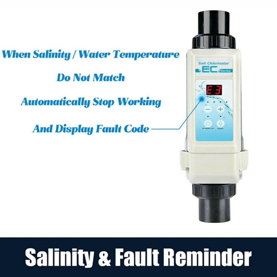 Complete Saltwater Pool System, Salt Chlorine Generator, Up To 26000 ...
