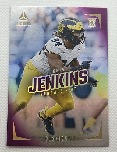 2024 Luminance Kris Jenkins Purple #13/175 Rookie Cincinnati Bengals RC ...