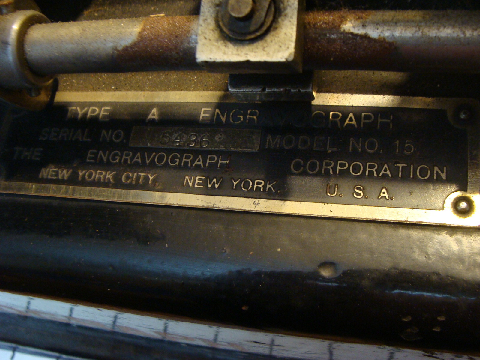 early ENGRAVOGRAPH in case w/ letters, TYPE A, so cool looking | eBay