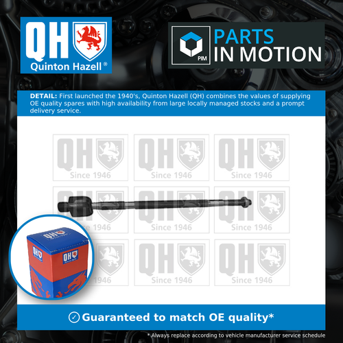 Inner Rack End QR3437S Quinton Hazell Tie Rod Joint 4709161 93194002 ...