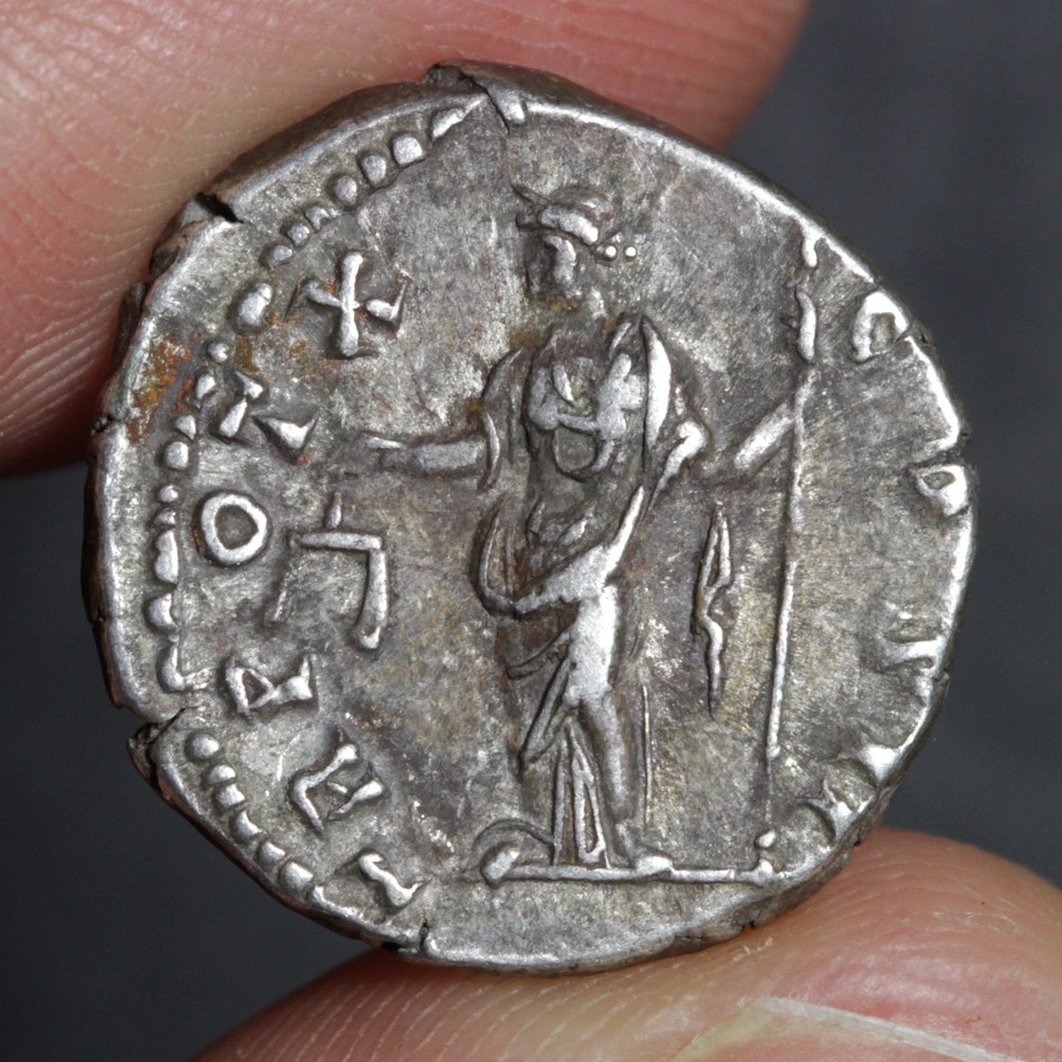 Marcus Aurelius Caesar Denarius 155AD Aequitas Ancient Roman Empire ...