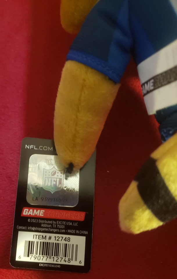 Tennessee Titans Football Raccoon Plush 7" Stuffed Animal NFL T-Rac NEW ...