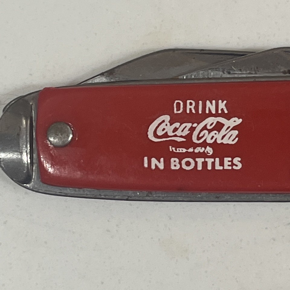 Vintage Coca-Cola 1982 Knoxville TN World Fair Pocket Knife, White On ...