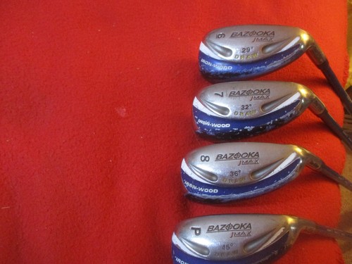 Tour Edge Bazooka Draw JMAX Gold Hybrid Iron Wood Set of 4 - 6, 7, 8 ...