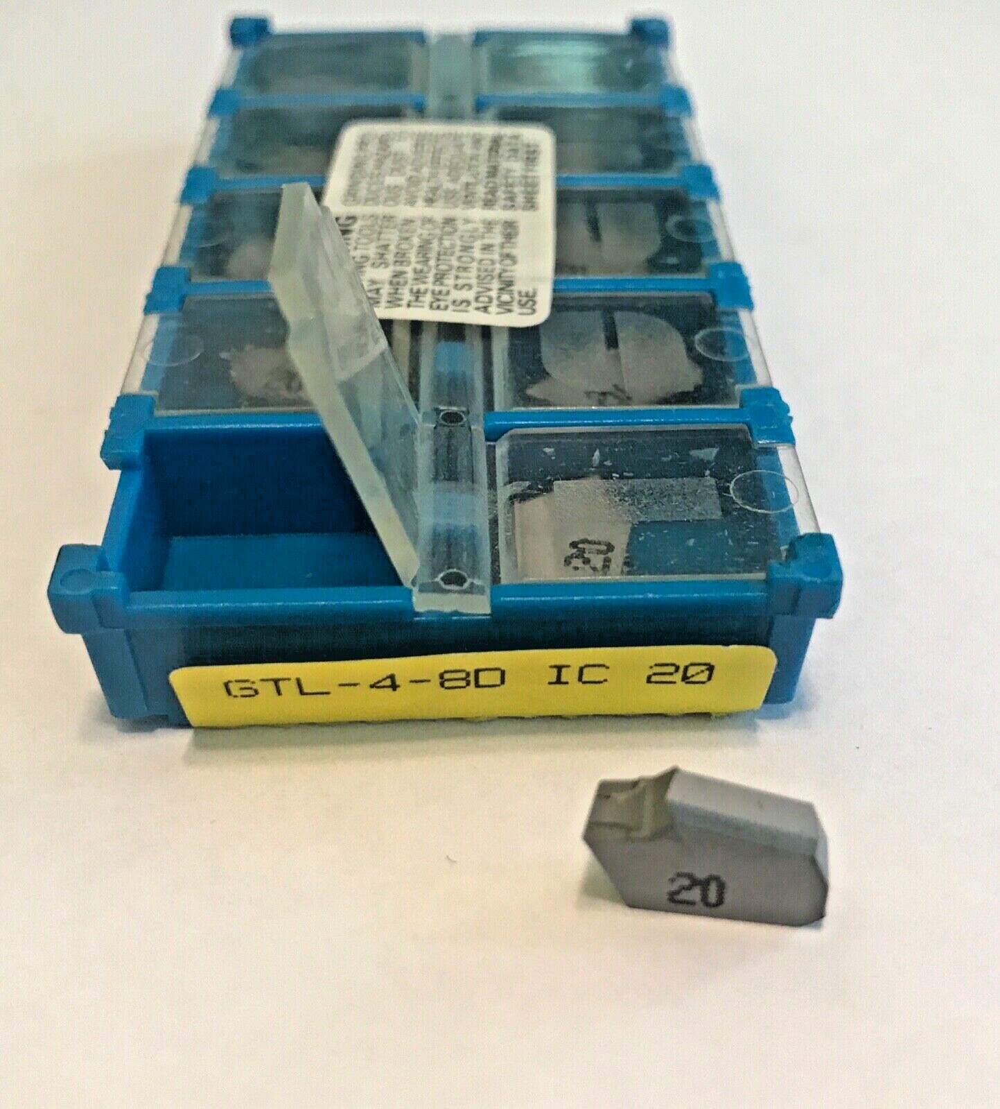 Iscar Carbide Inserts GTL 4 - 80 IC 20 K10 - Qty. 10 - NEW IN BOX | eBay