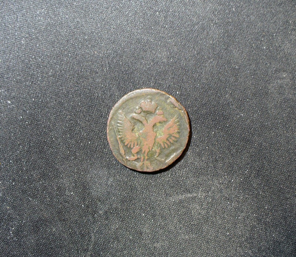 Russia 1747 Elizabeth 1/2 Kopeck Copper Coin | eBay