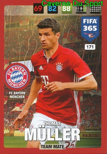 THOMAS MÜLER FC BAYERN MUNICH CARD FIFA 365 2016-2017 PANINI | eBay