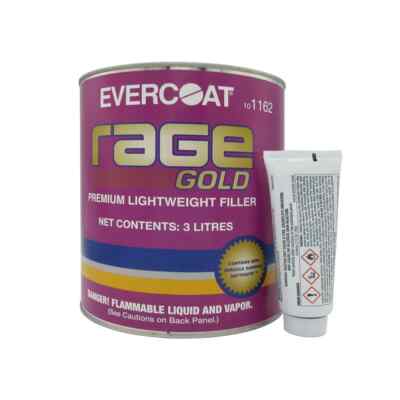 Evercoat Rage Gold Premium Lightweight Filler 3 Litres | eBay