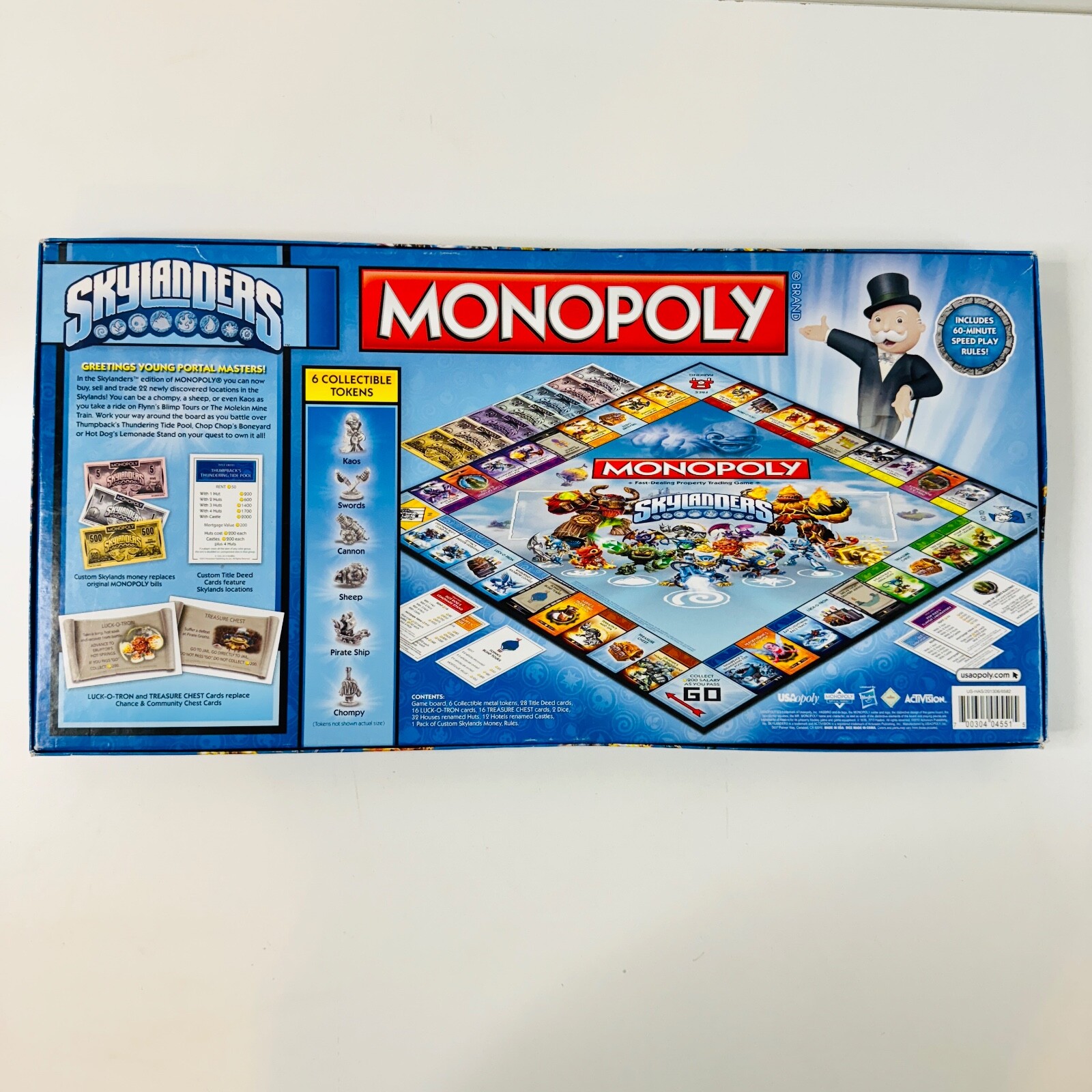 Hasbro 2013 Skylanders Monopoly Board Game 100 Complete Great for sale ...