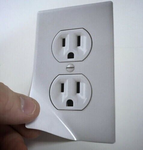 Prank Electric Outlet Sticker Decal | eBay