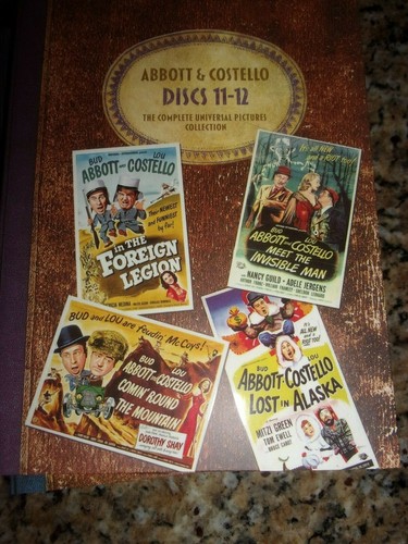 ABBOTT & COSTELLO THE COMPLETE UNIVERSAL COLLECTION DISCS 11-12 - 4 ...