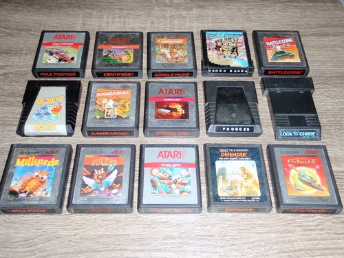 15 Arcade translation cartridges for Atari 2600 / VCS; ALL WORKING | eBay