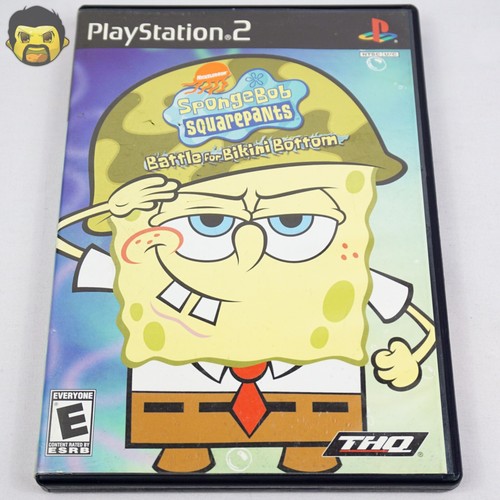 SpongeBob SquarePants Battle for Bikini Bottom PS2 CIB Complete with ...