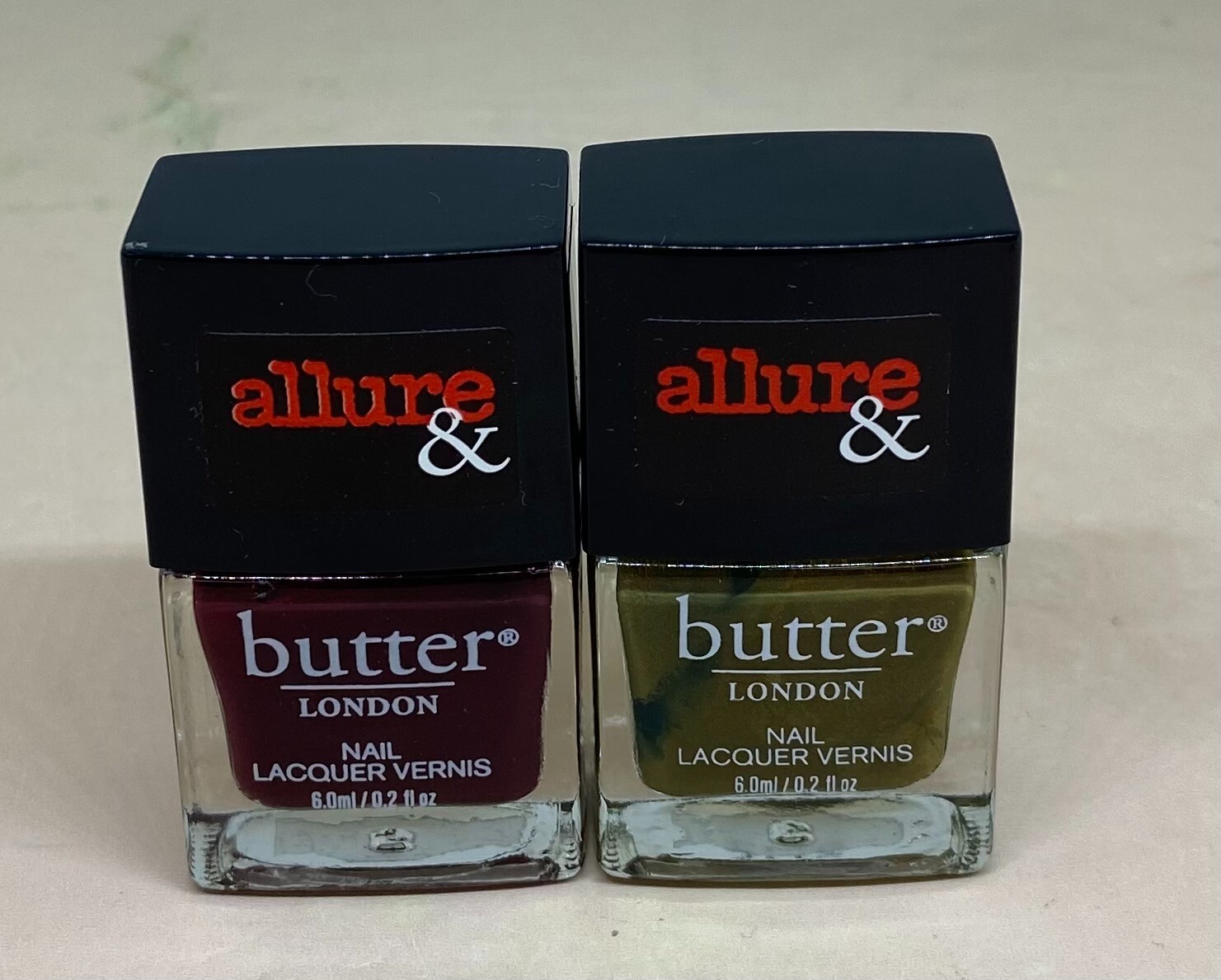 2 x Allure & Butter London Nail Lacquer Vernis Front Row & So Major! 0. ...