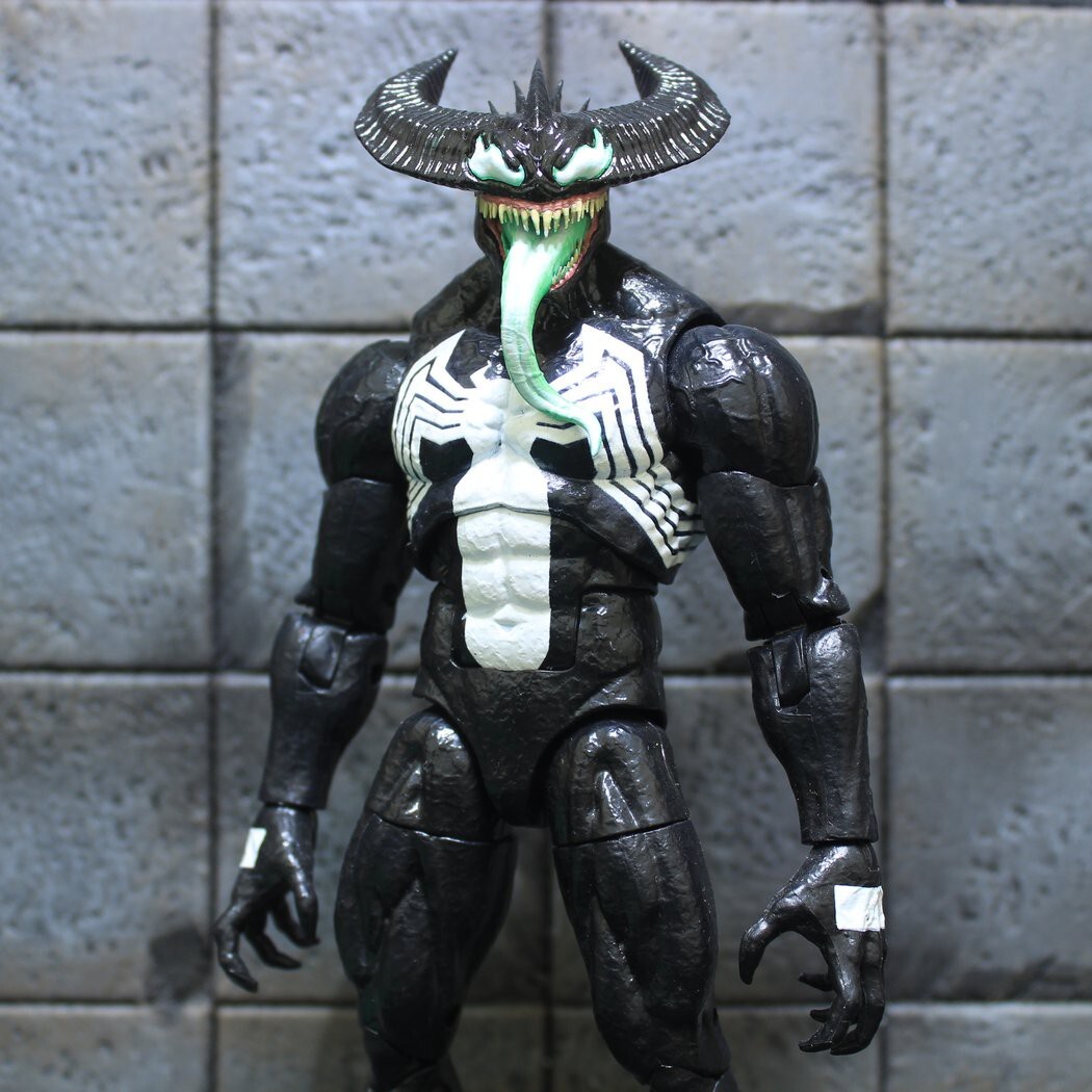 1/12 Custom Marvel Legends Symbiote Eddie Brock Venom Midnight Suns ...