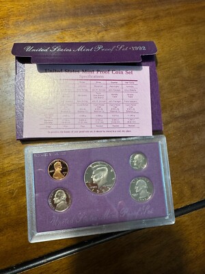 1992 United States Mint Proof Coin Set | eBay