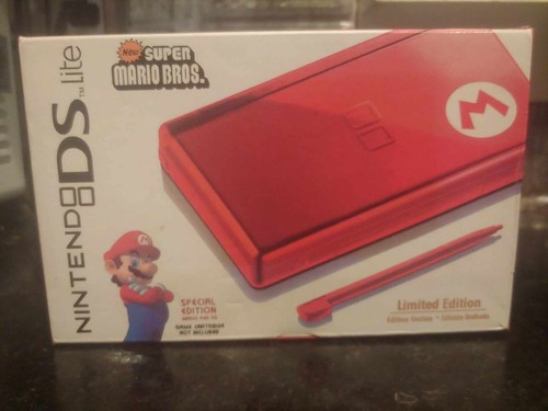 NINTENDO DS Lite MARIO Special Limited Edition Red Console 2007 ...