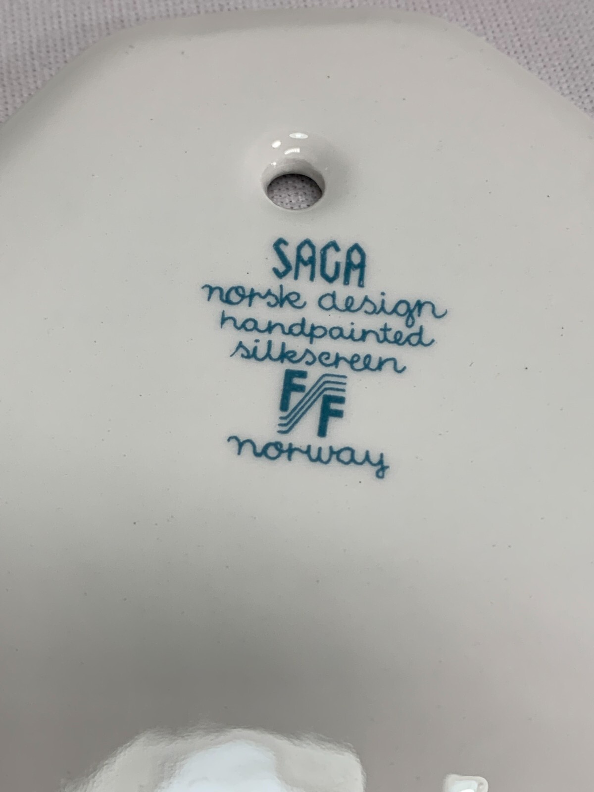 FIGGJO FLINT FF SAGA Norsk Design Hand-Painted Women Plate Wall Plaque ...