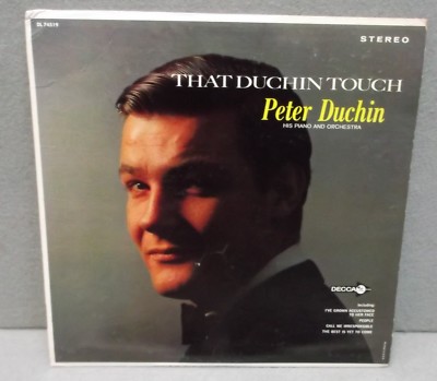 PETER DUCHIN THAT DUCHIN TOUCH Jazz Stereo LP Decca DL74519 Piano ...