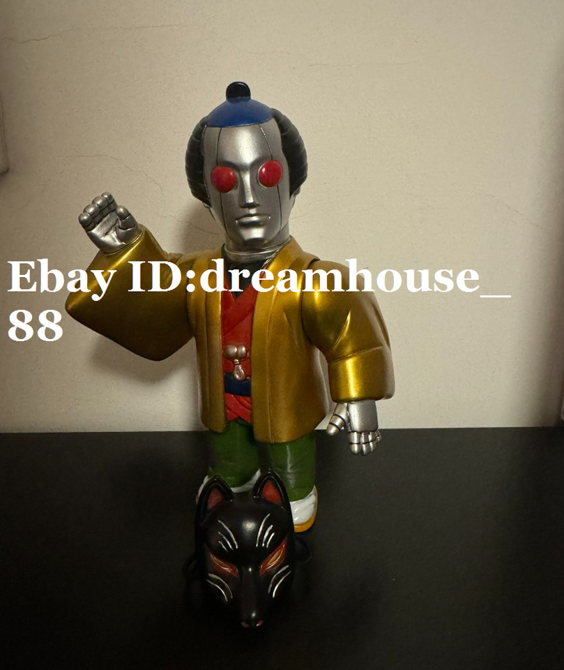 Samuraidoll Robots Zenigata With Fox Mask Collectible Vinyl Sofubi Figure | eBay