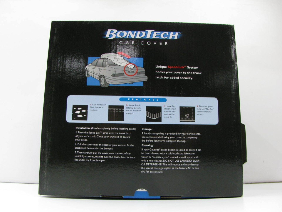 Coverite 10716 Size F Bondtech Car Cover For Cars From 17'7" To 18'9 ...