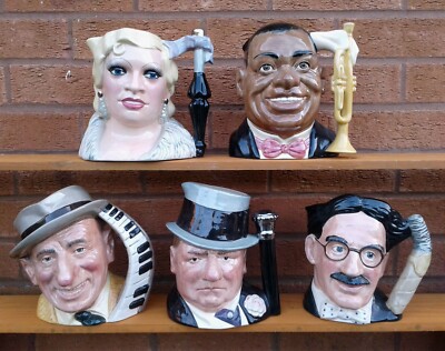 ROYAL DOULTON “THE CELEBRITY COLLECTION” SELECTION OF LARGE CHARACTER ...