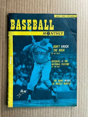 Baseball Monthly Magazine May 1962 - Colavito Cover | eBay