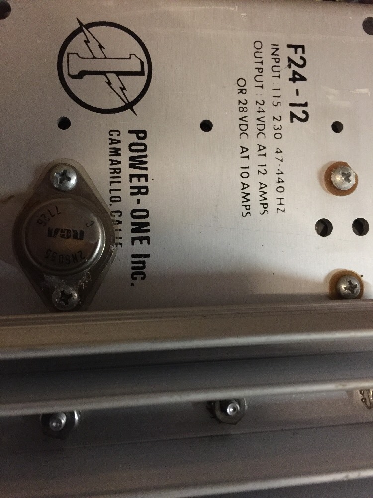 POWER-ONE F24-12 LOW NOISE POWER SUPPLY AC-DC 24V | eBay