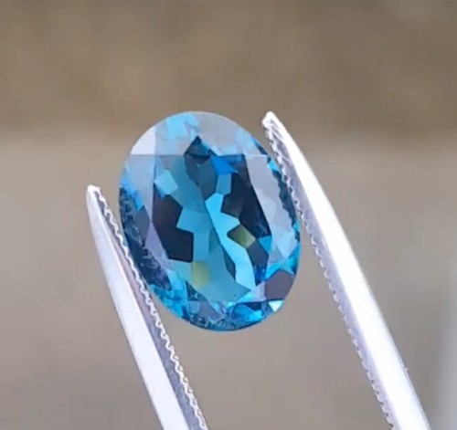 1Ct CERTIFIED Natural blue Diamond oval bCut D VVS1 +1 Free Gift | eBay