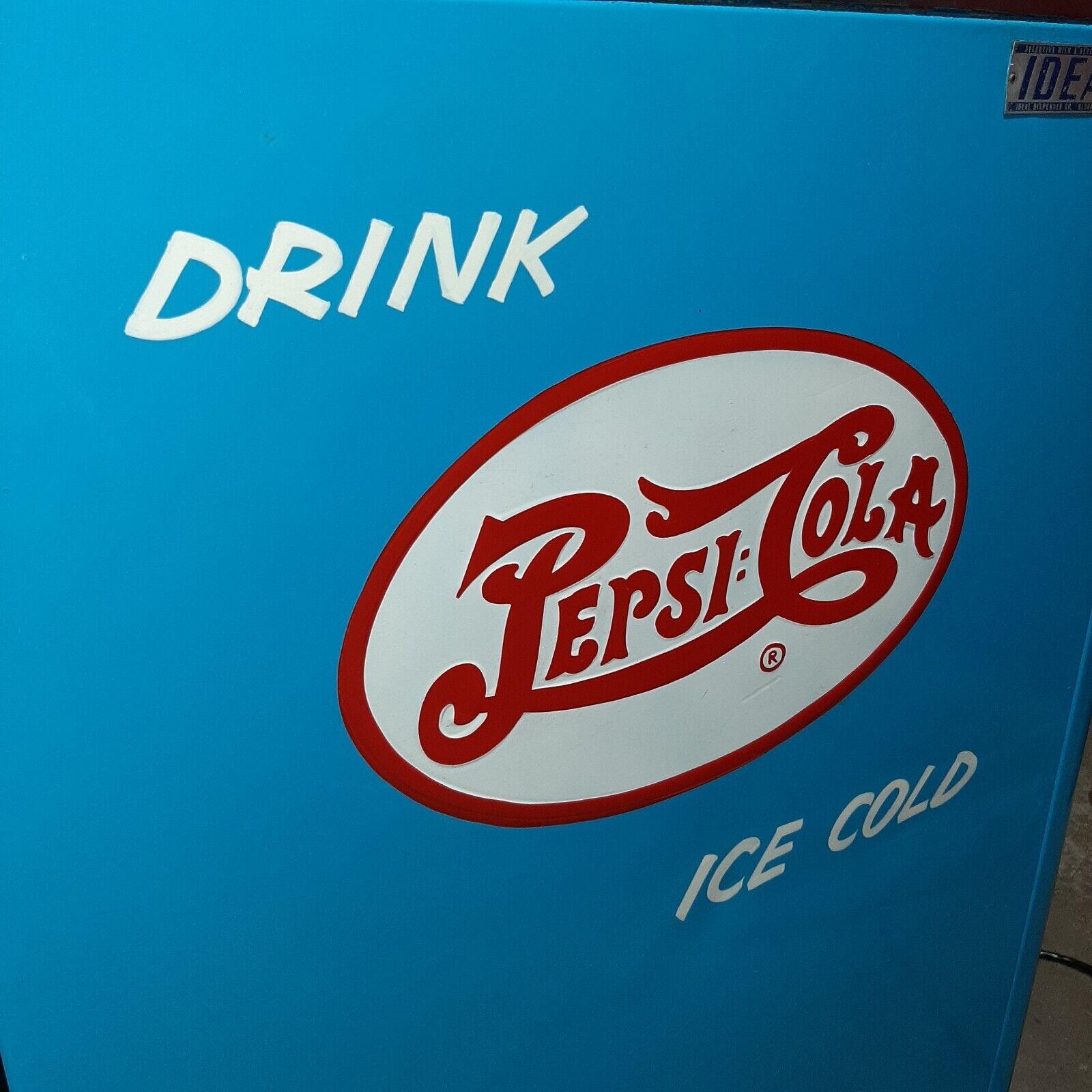 Vintage Pepsi-Cola Double Dot Ideal 55 Slider Embossed Machine. | eBay