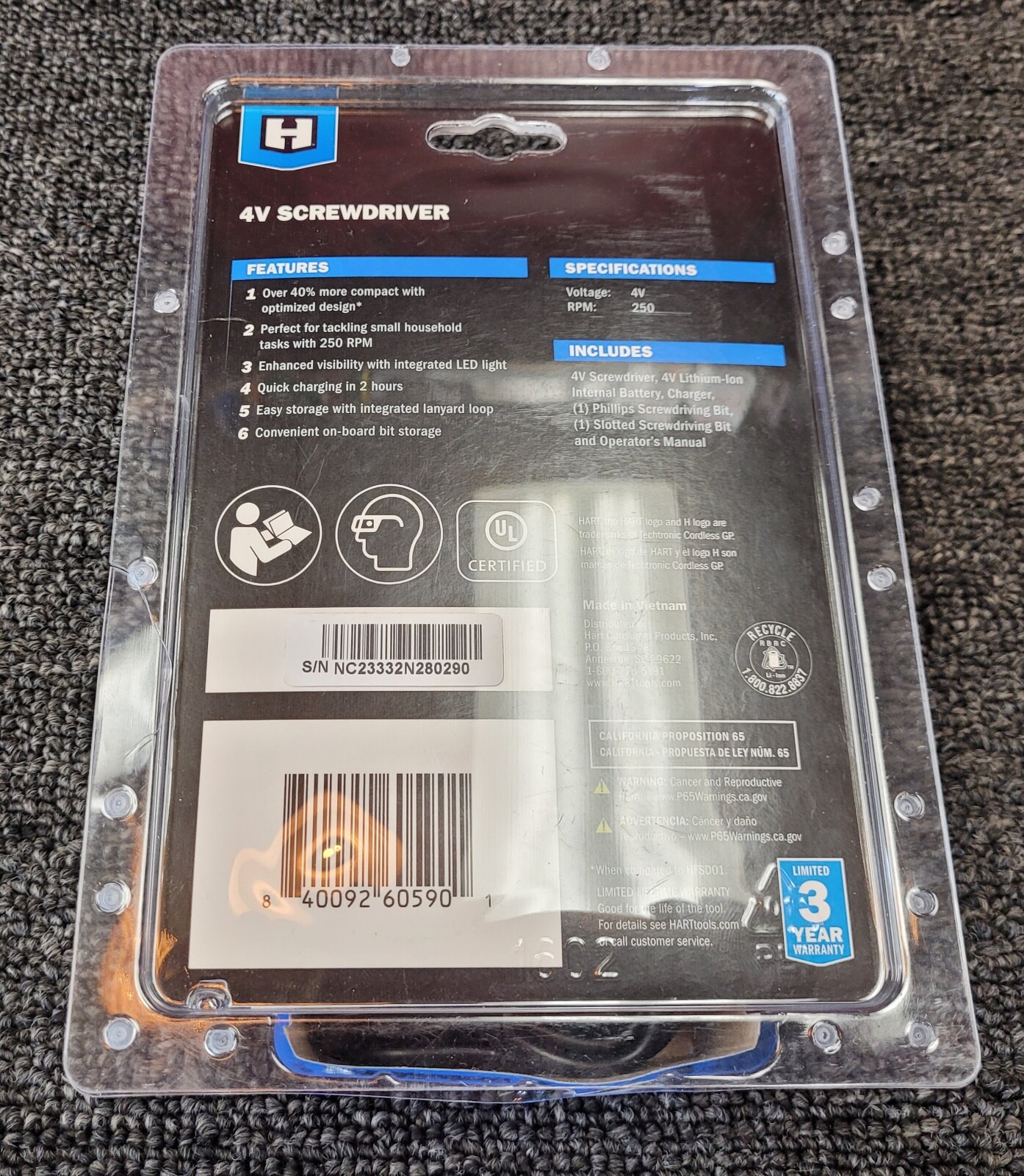 HART 4v screwdriver (HFSD02) (NEW)* for sale online | eBay