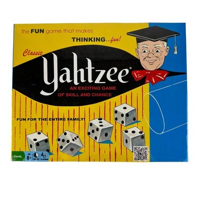 Classic Yahtzee Set - Family Fun Dice Game Of Skill & Chance Item #1167 ...