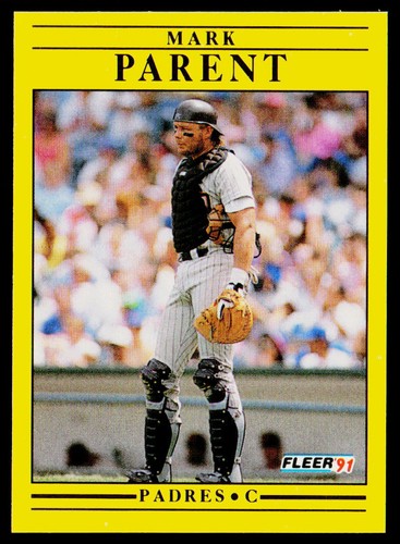 Mark Parent 1991 Fleer #538b San Diego Padres | eBay