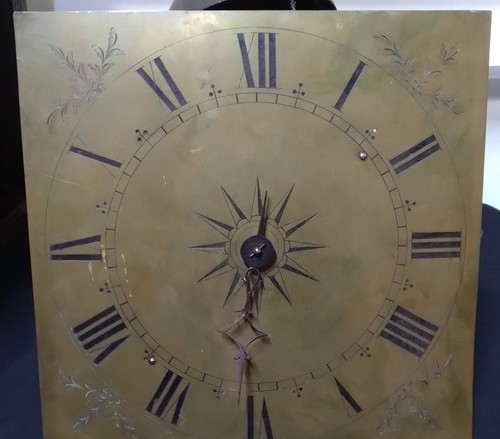 Antique Georgian Grandfather Clock Face And Workings | eBay UK