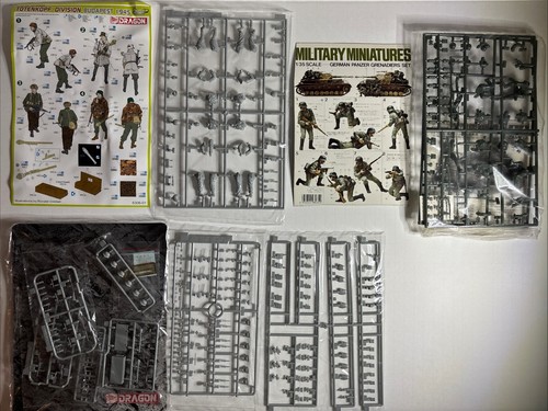 2 KITS! Dragon # 6095 Totenkopf Division & Tamiya # 35061 Germans 1/35 ...