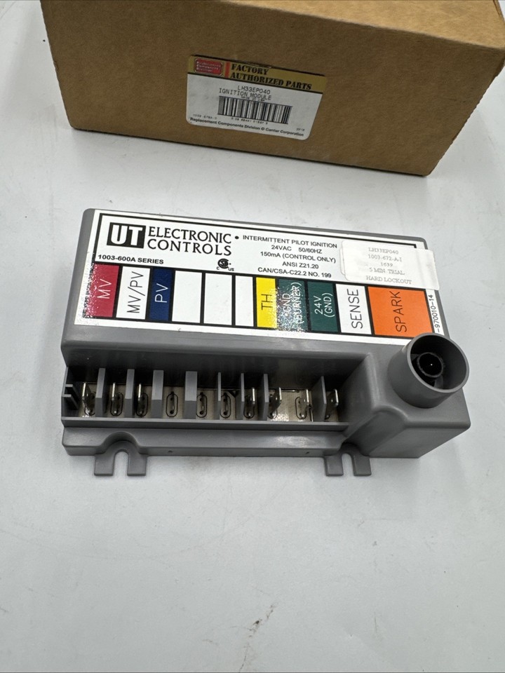 NEW!! CARRIER LH33EP040 FURNACE CONTROL IGNITION MODULE BOARD UNITED ...