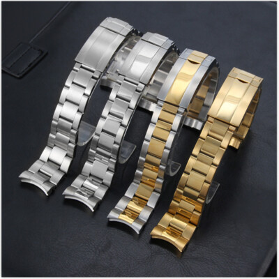 Fit Rolex Submariner Watch Band 20 21mm Premium 316 Solid Stainless ...