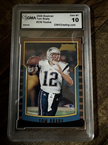 2000 Bowman - #236 Tom Brady (RC) GMA 10 - Gem MT | eBay