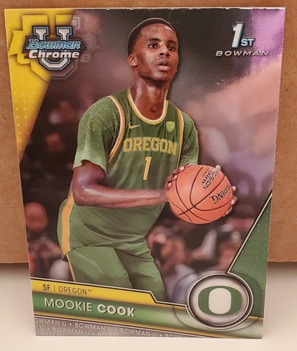 2023-24 Bowman University Chrome Basketball #67 Mookie Cook Oregon | eBay