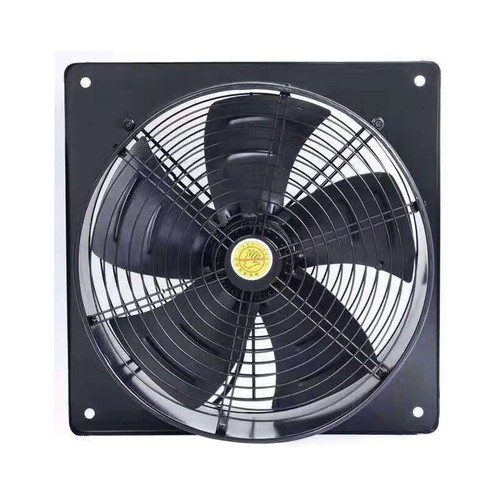 Industrial Extractor Fan With Plate Metal Carbon Axial Commercial ...