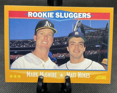 1988 Score #648 Mark McGwire/Matt Nokes | eBay